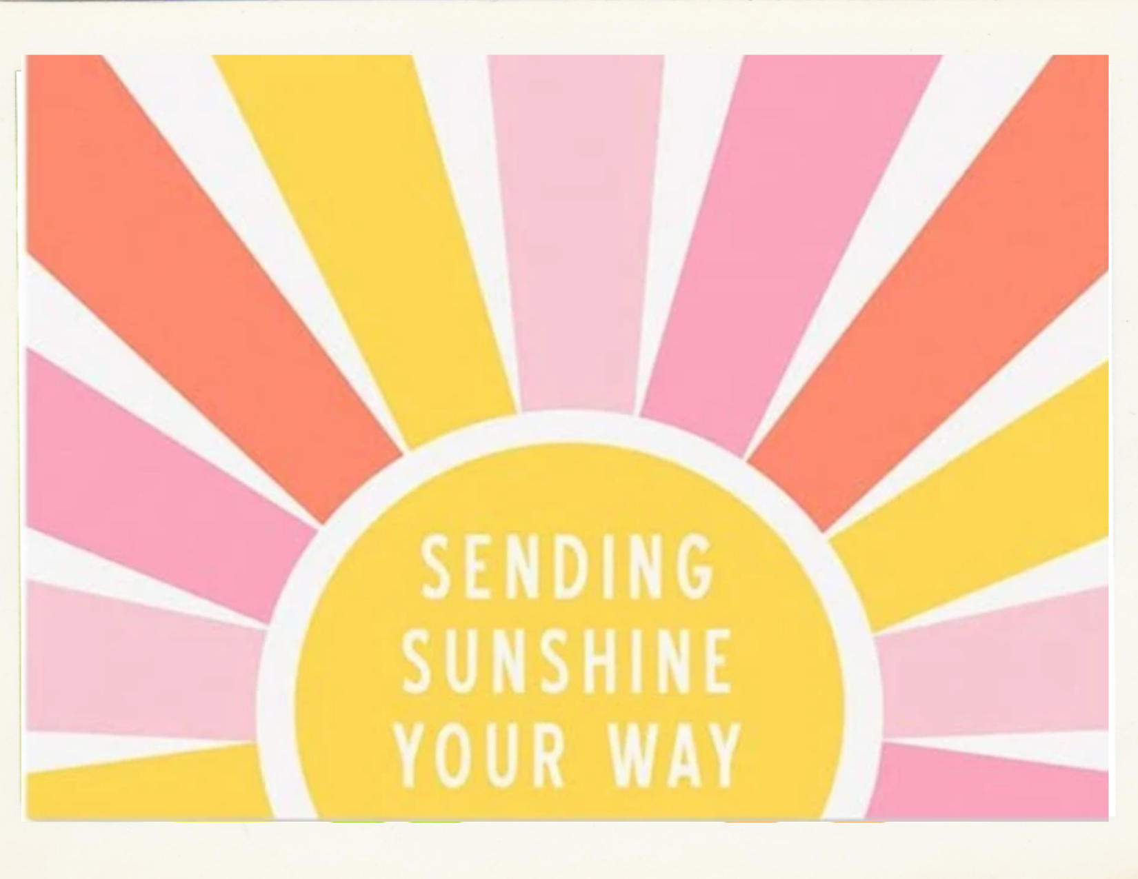 Greeting Card- Sending Sunshine your way – MindfulGifts